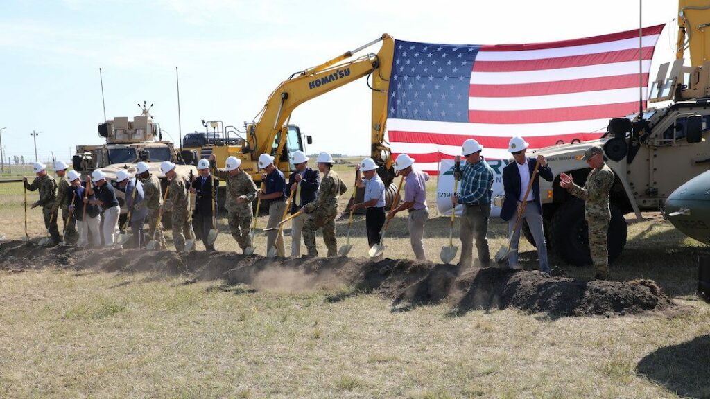 USACE, Minot Air Force Base Break Ground on New Helicopter Operations ...